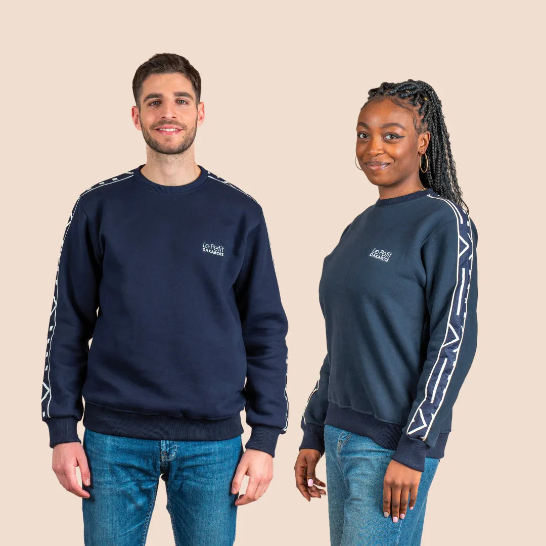 SWEAT TAMBA (BLEU MARINE) – Le Petit Dakarois